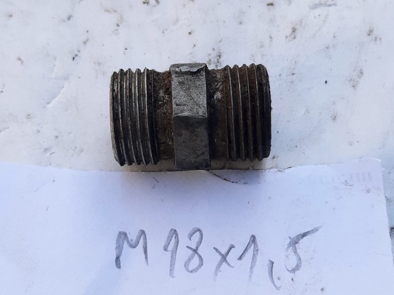 Spojka dupla nipla za hidrauliku M18x1,5