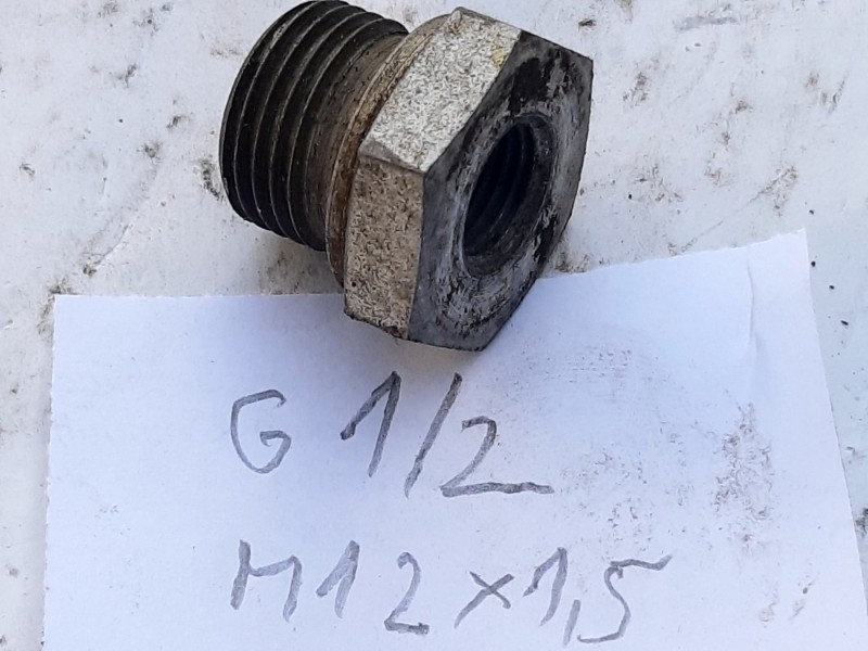 Spojka redukcija za hidrauliku G1-2cola, M12x1,5