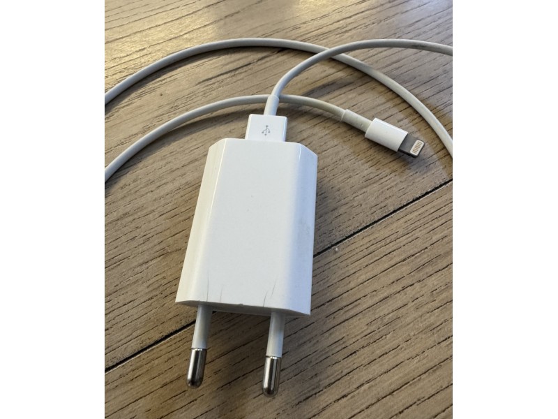 Original Apple 5W USB punjač + Lightning kabl (A1400)