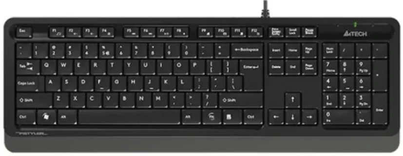 A4 TECH A4-FK10 US GREY A4Tech Fstyler Multimedia comfort tastatura, FN funkcije, vodootp. US-LAYOUT, USB