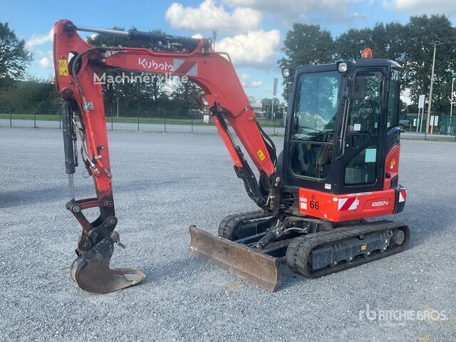Prodaje se Kubota KX037-4 mini bager na aukciji