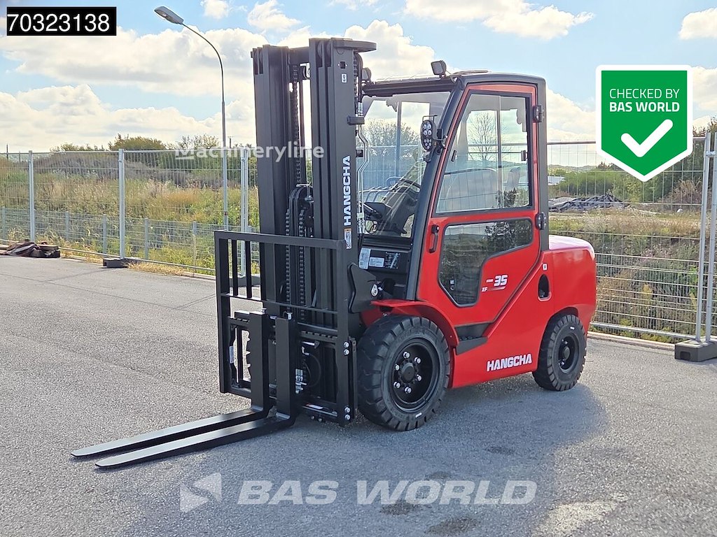 Novi Hangcha CPCD35 HERSTELLERGARANTIE – KUBOTA-MOTOR – CE dizel viljuškar