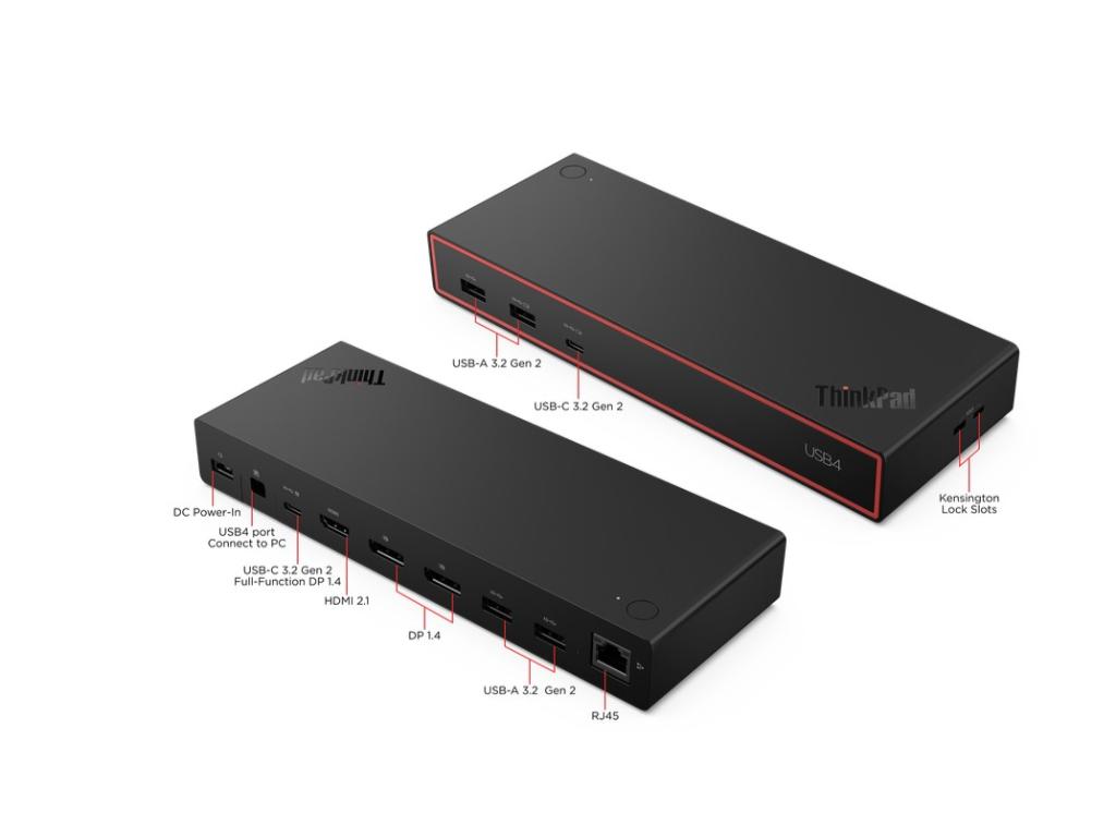 ThinkPad USB4 Dock 5000 USB-C 100W/4xUSB-A/2xUSB-C/HDMI/2xDP