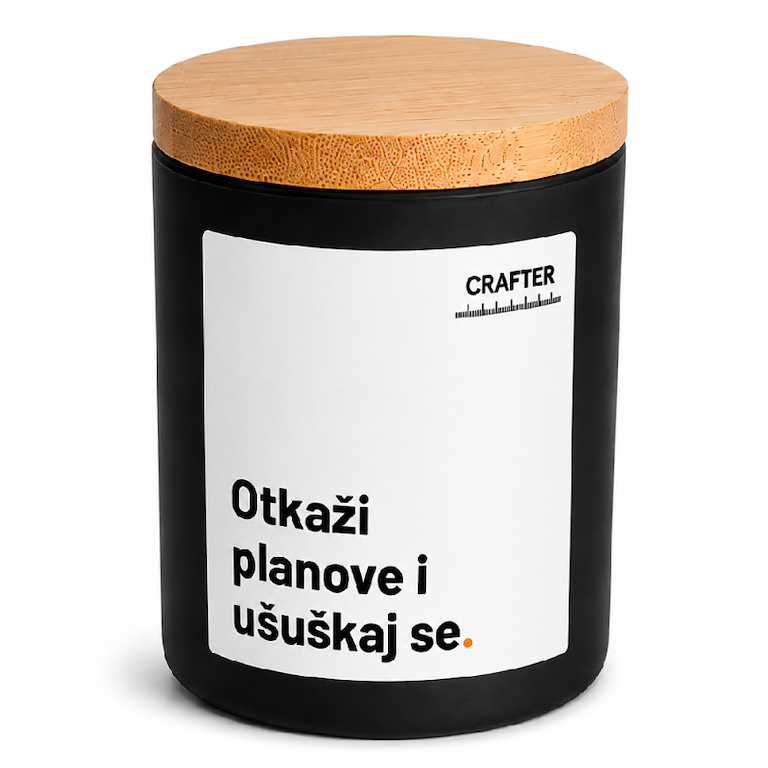 Amore mirisna sveća – Otkaži planove, vanila