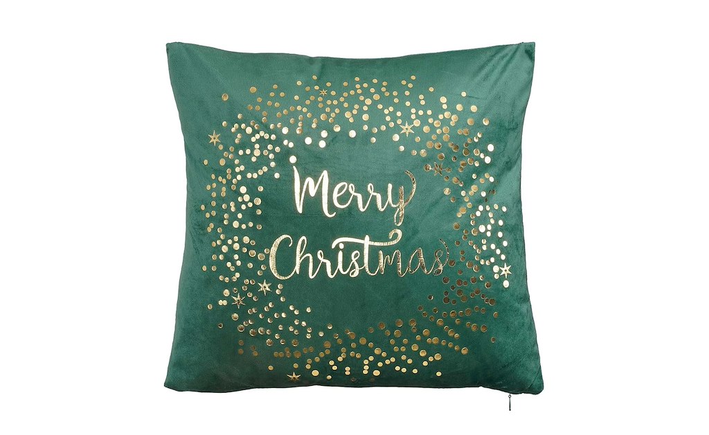 Jastuk Merry Christmas 40x40cm zeleni