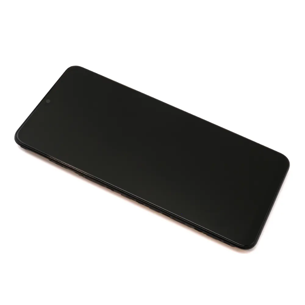 LCD Panel za Samsung A047F/Galaxy A04s + touch screen + okvir full, Crni