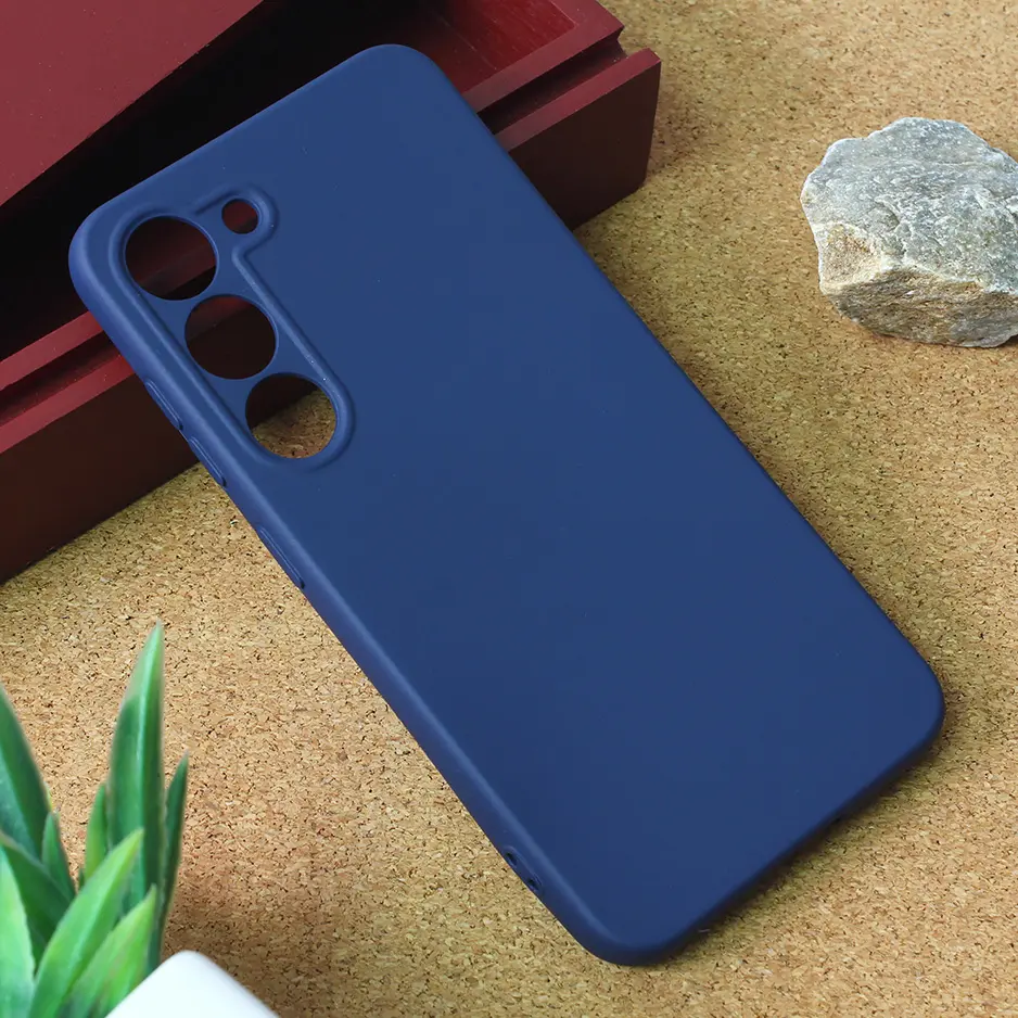 Maska za telefon Teracell Giulietta za Samsung S916B Galaxy S23 Plus mat tamno plava