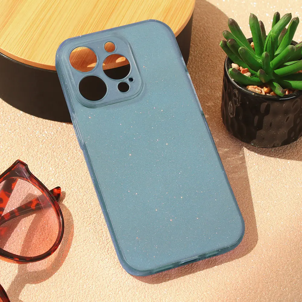Maska za mobilni telefon iPhone 15 Pro SPARKLE DUST, Plava