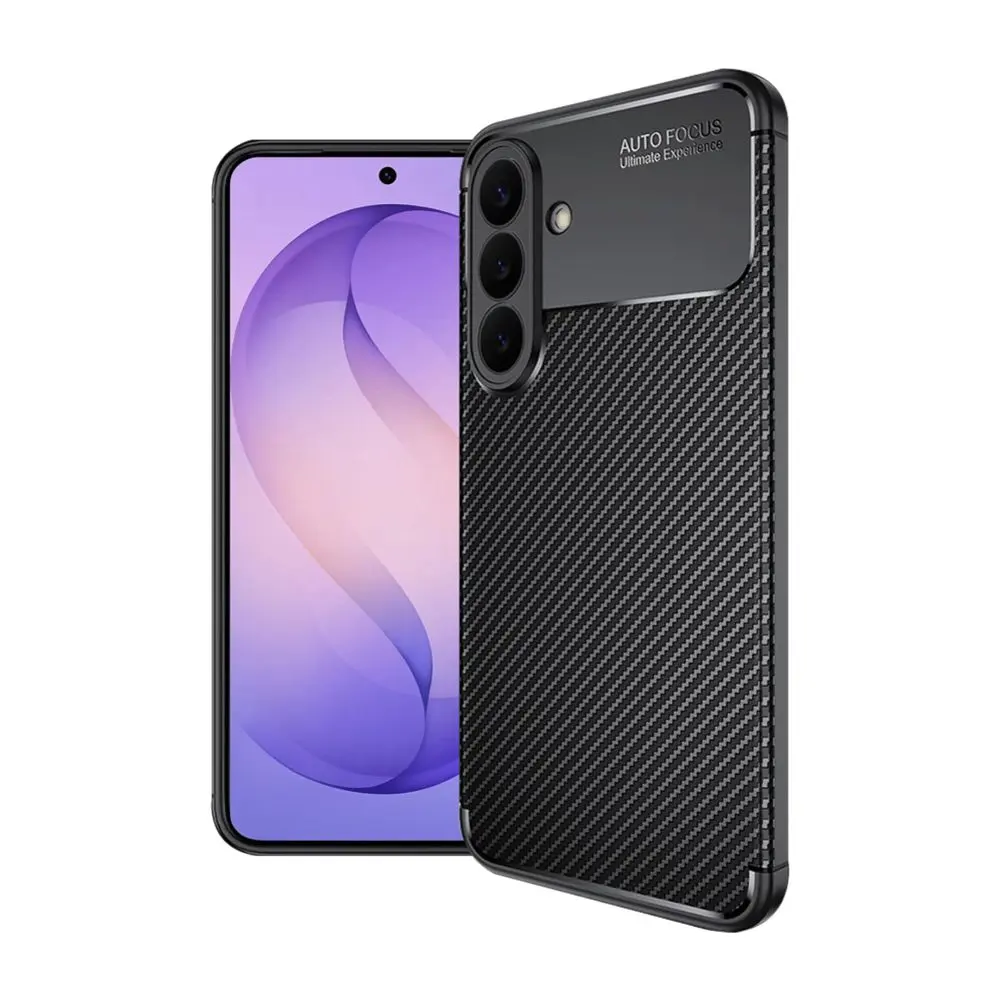 Maska za Samsung Galaxy S26 FE crna Defender Carbon