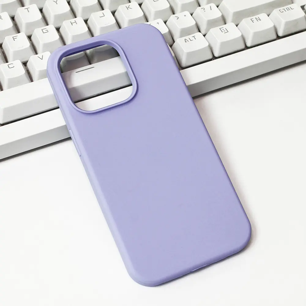 TERACELL Maska za telefon iPhone 15 Pro 6.1, Silikonska, Lavanda