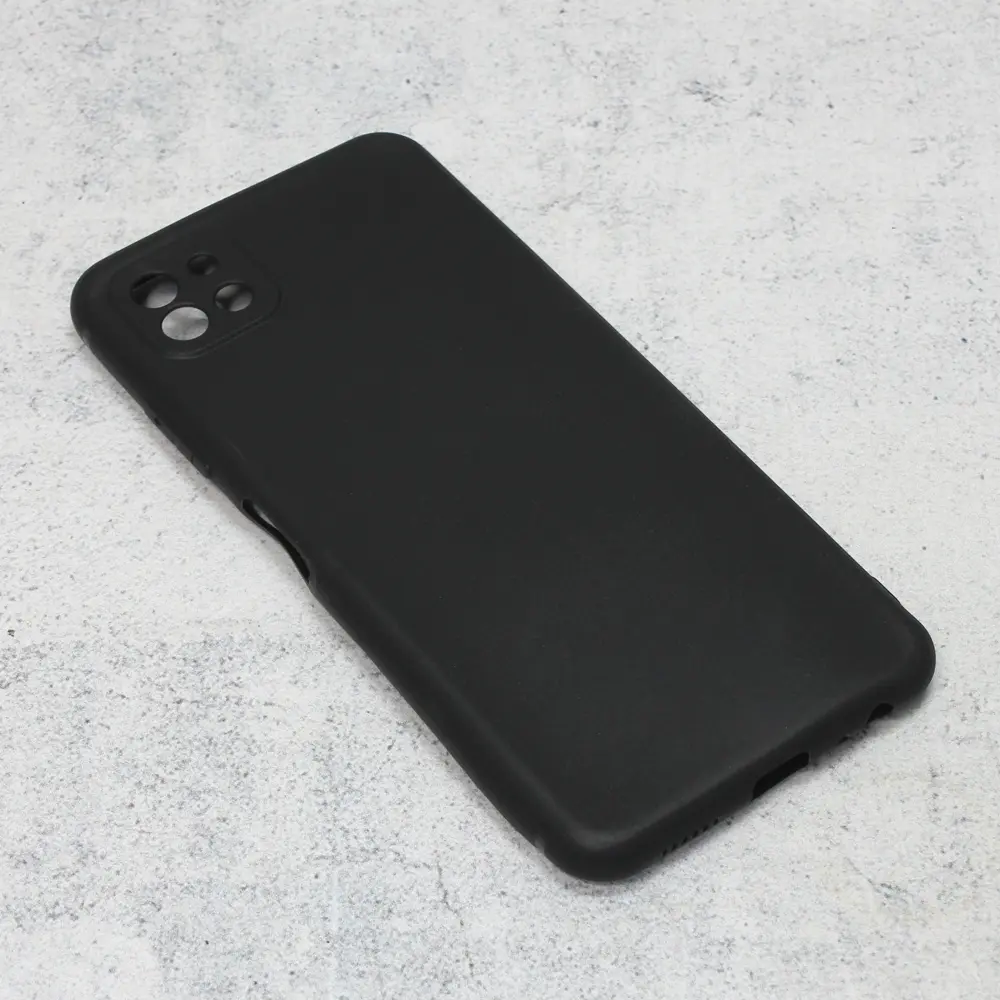 TELEMPIRE Silikonska maska za telefon Ultra Thin za Samsung A226B Galaxy A22 5G mat-crna