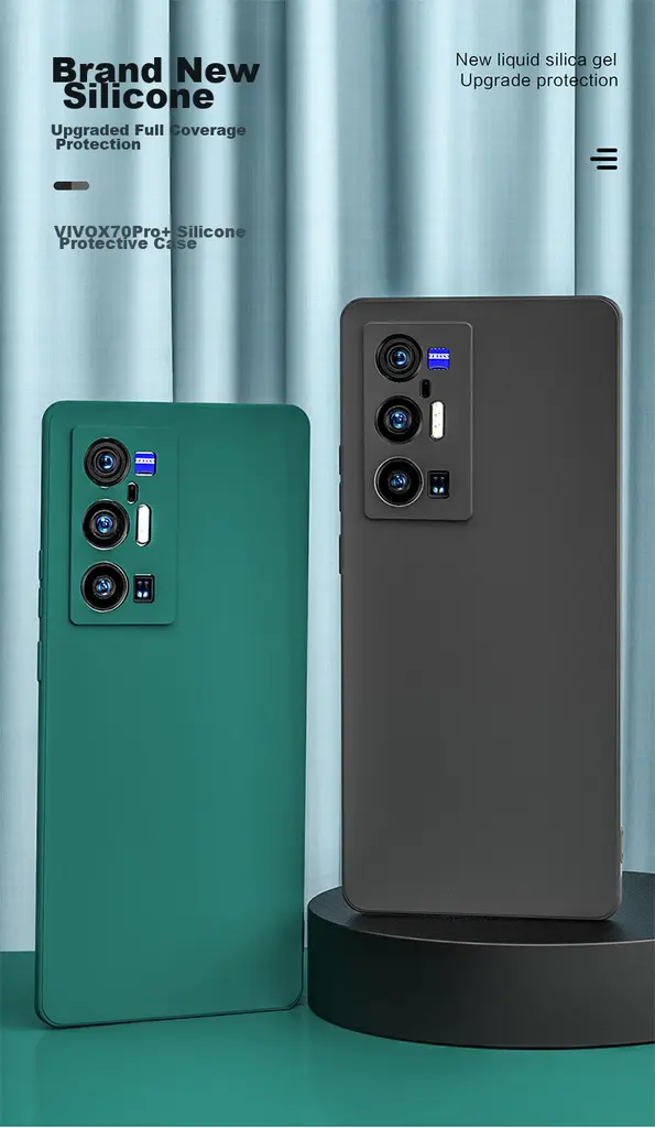 HotFire Maska za mobilni telefon Vivo X70, Crna