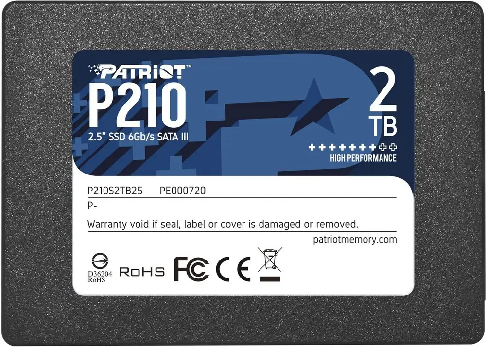 PATRIOT SSD 2TB SATA III P210 P210S2TB25