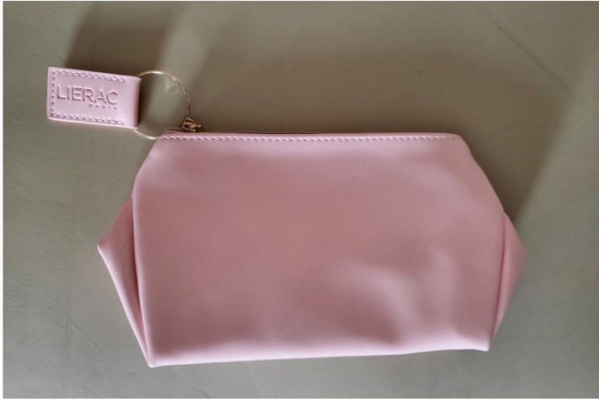 Lierac baby roze kozmeticki neseser, nov