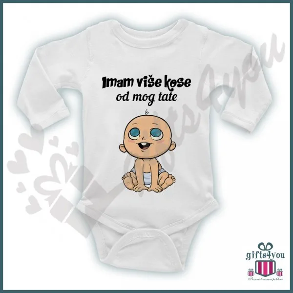Imam više kose od mog tate bodić