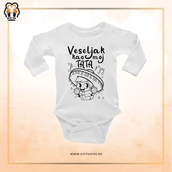 Bodići za bebe – veseljak kao moj tata