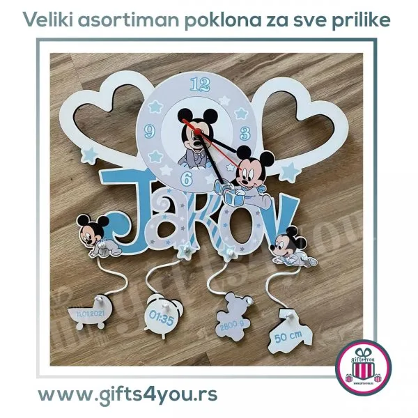 Dečiji sat – Mickey mouse