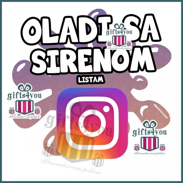 Oladi sa sirenom listam instagram