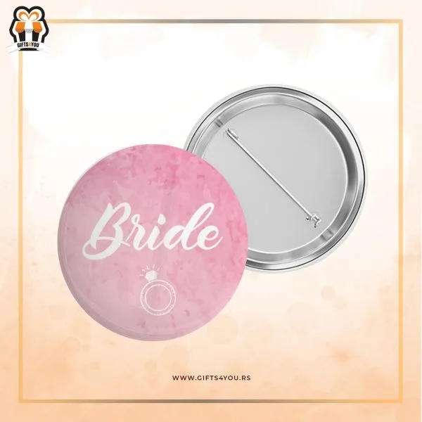 Bedž – Bride roze