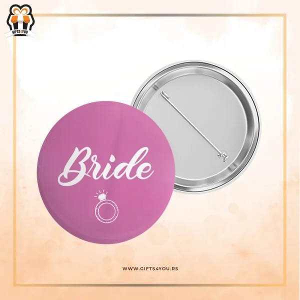 Bedž – Bride pink