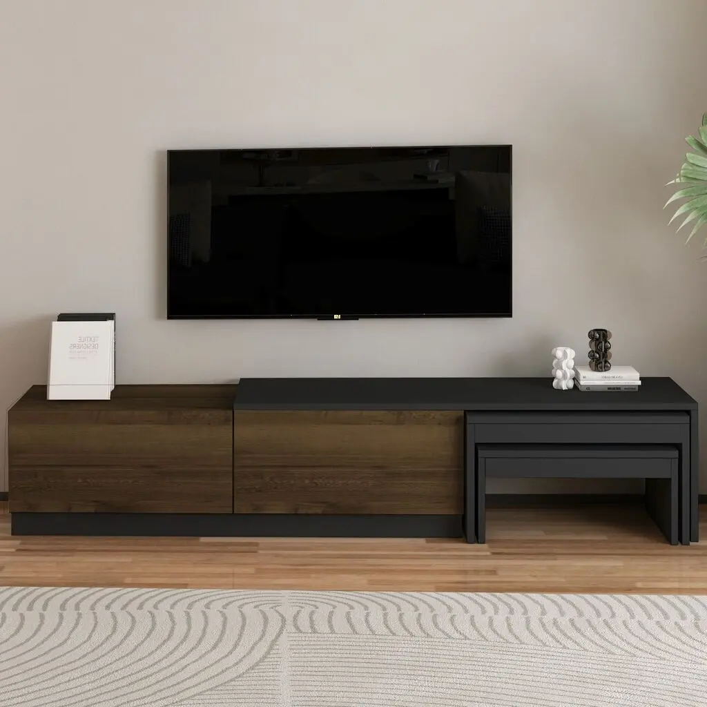 Hanah Home TV komoda, Braon