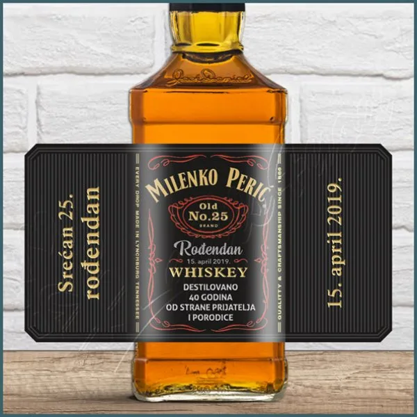 Srećan rođendan whiskey Jack Daniels