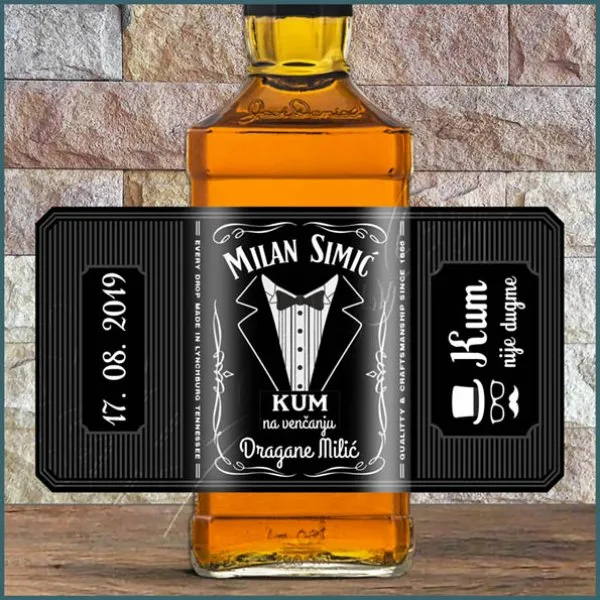 Kum nije dugme whiskey Jack Daniels