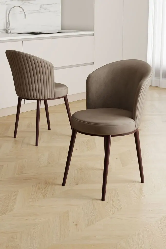 Hanah Home Set stolica, 4 komada, Bež