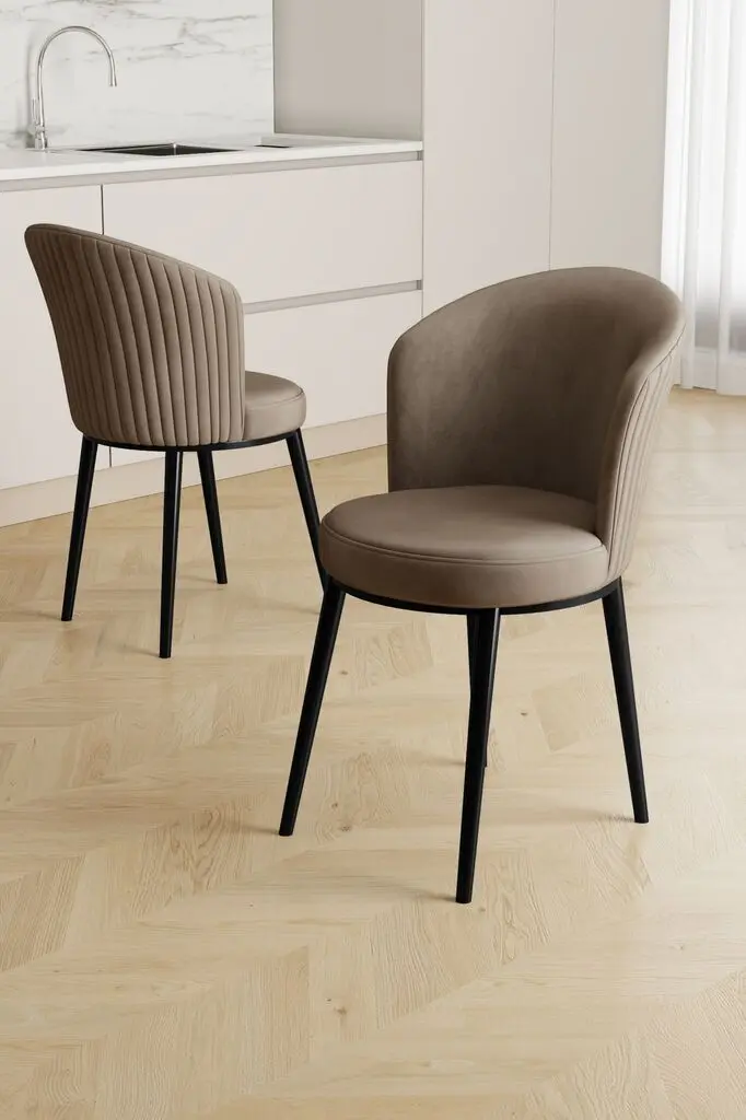 Hanah Home Set stolica, 4 komada, Bež