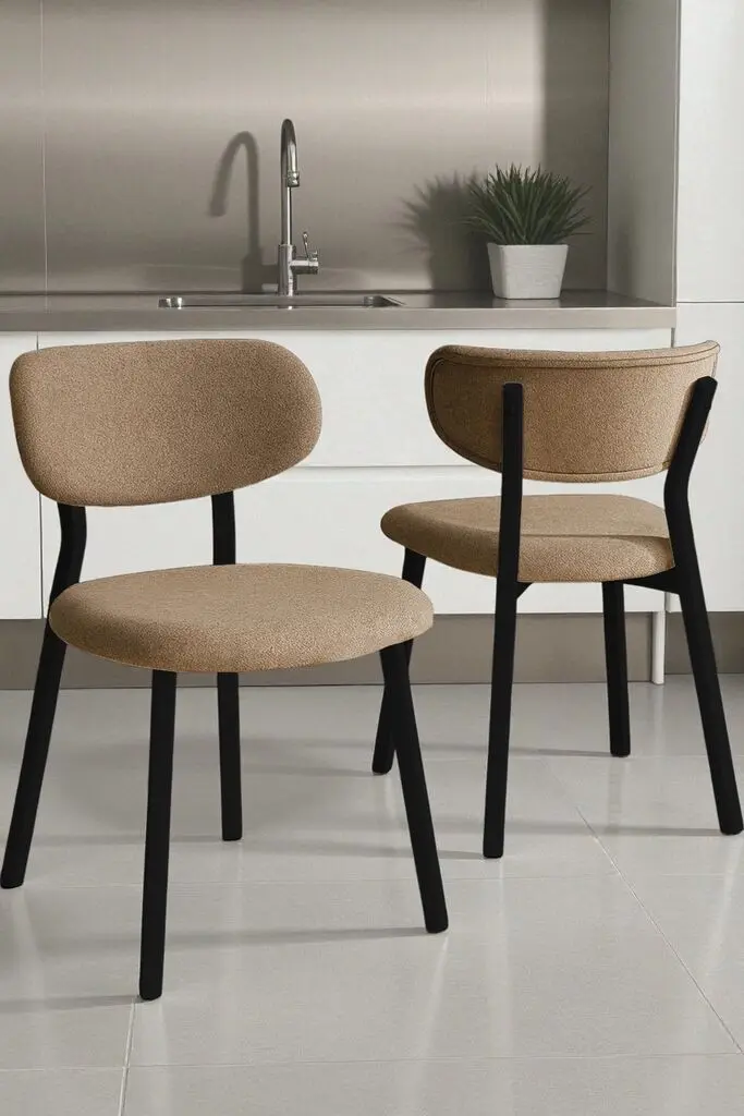 Hanah Home Set stolica, 4 komada, Bež