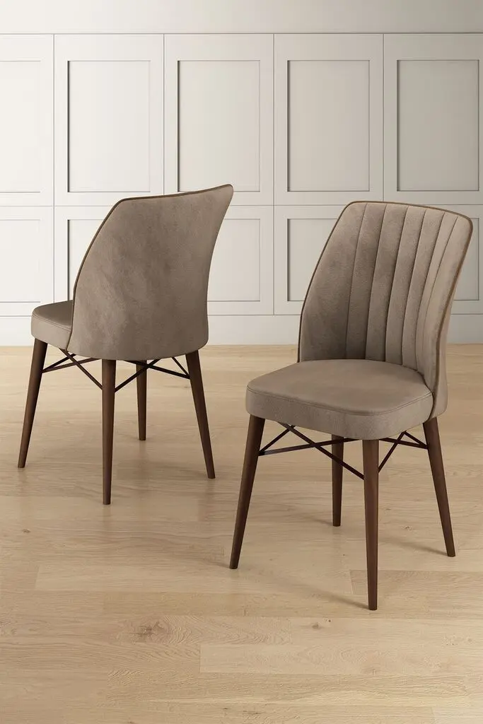 Hanah Home Set stolica, 4 komada, Bež