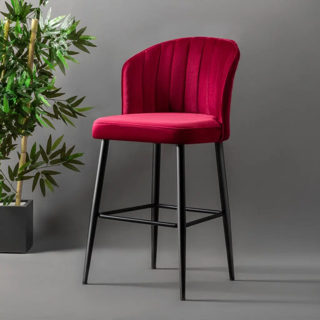 Hanah Home Set 2 barske stolice Bordo