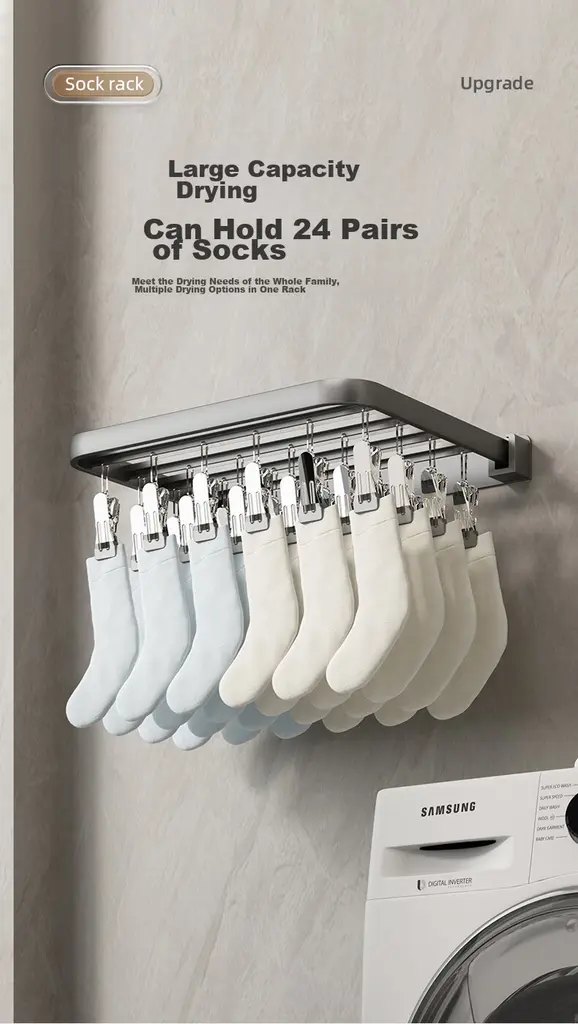 Muya Sušilica za veš sa štipaljkama, Siva