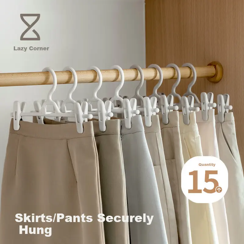 Lazy Set ofingera sa štipaljkama, 15 komada, Beli