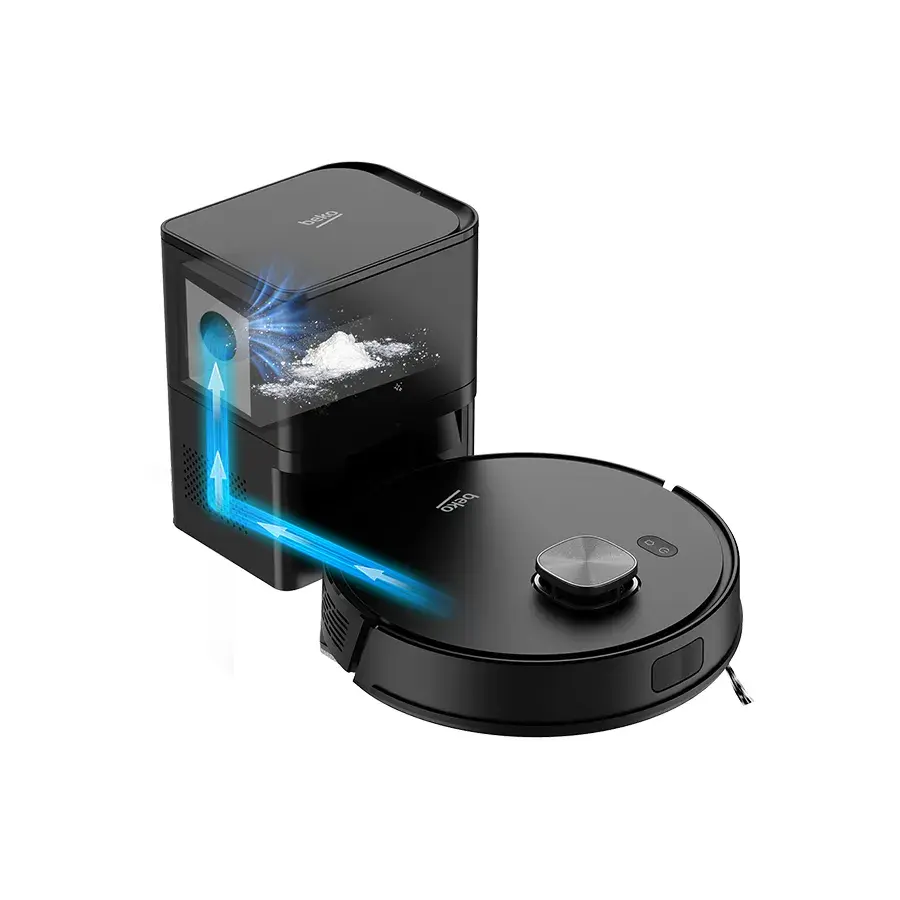 Beko robot usisivač VRR 62514 VB, 3.200 mAh, 0,34 l, crni