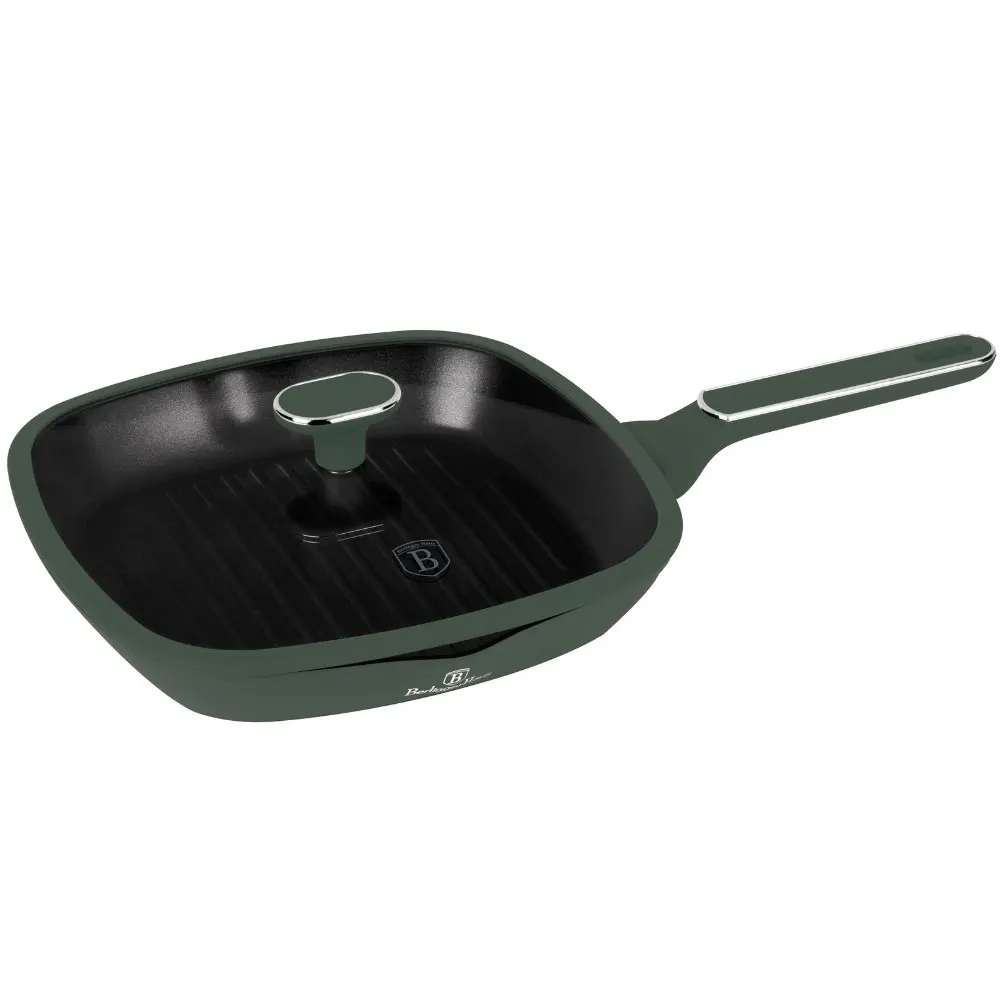 BERLINGER HAUS Grill tiganj sa poklopcem BH-8162, 28cm, Zeleni