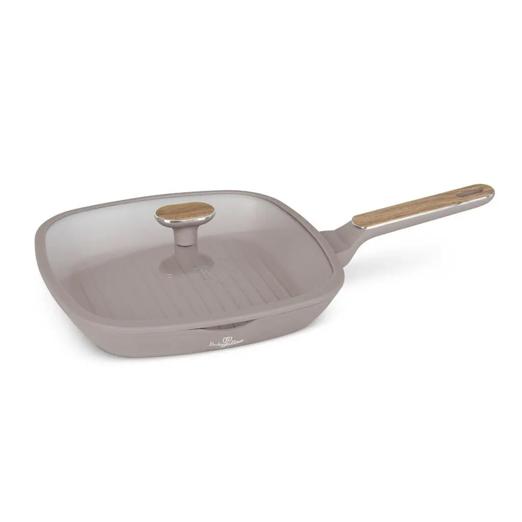 Berlinger Haus Gril tiganj sa poklopcem Taupe Nordic Collection BH-8336, 28cm, Smeđi