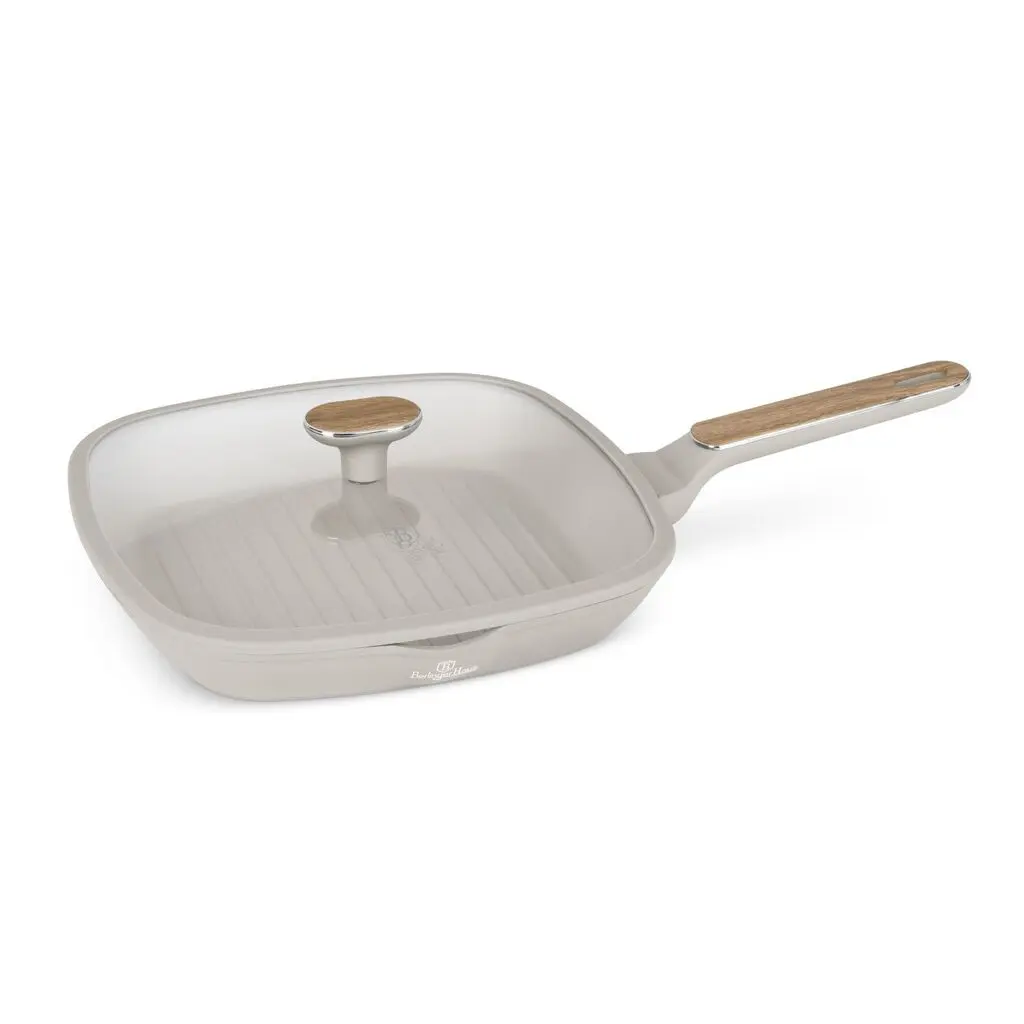 Berlinger Haus Gril tiganj sa poklopcem Sahara Nordic Collection BH-8317, 28cm, Krem