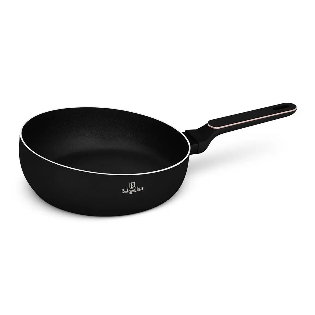 Berlinger Haus Flip wok tiganj Black Rose Collection BH-8351, 26cm, Crni