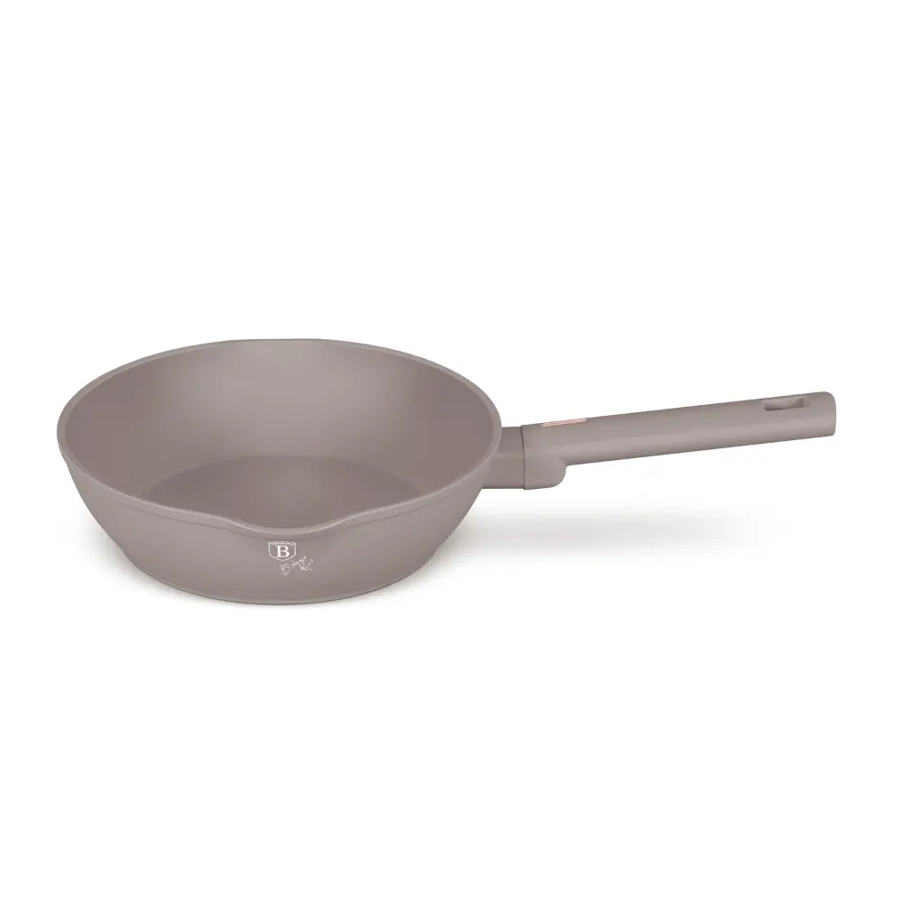BERLINGER HAUS Duboki tiganj sa dva odliva Taupe Collection BH-8090, 24cm, Bež