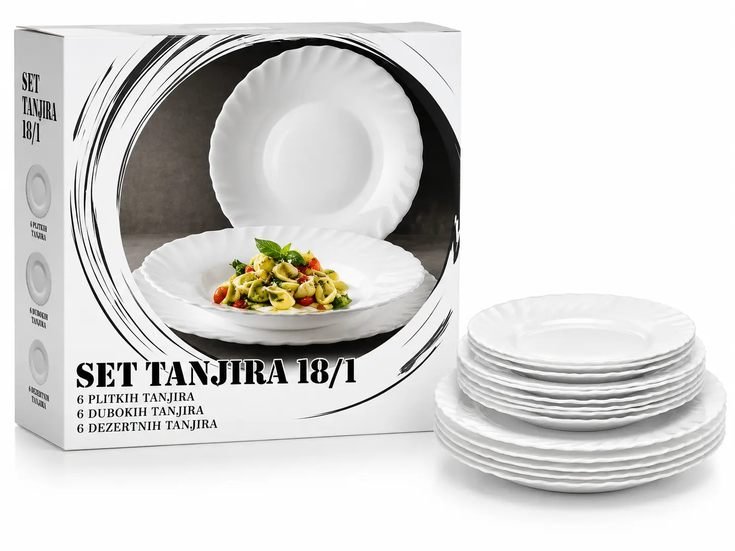 Set tanjira, 18 komada, Beli