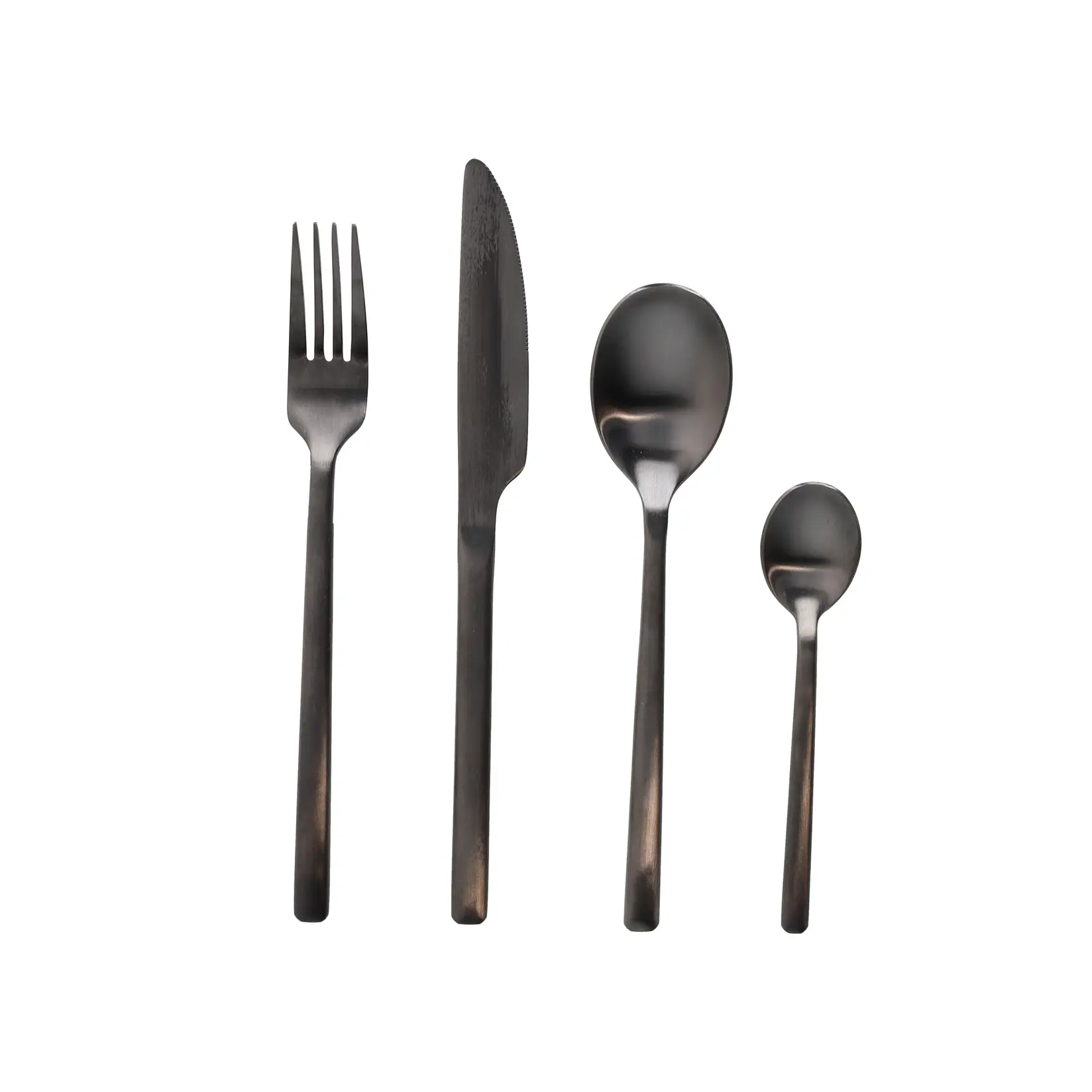 Tognana Set pribora za jelo Solution, 24 dela, 5.5 mm, Crni