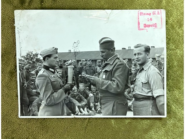 WW2 foto Stalag III-A zarobljenici 1941