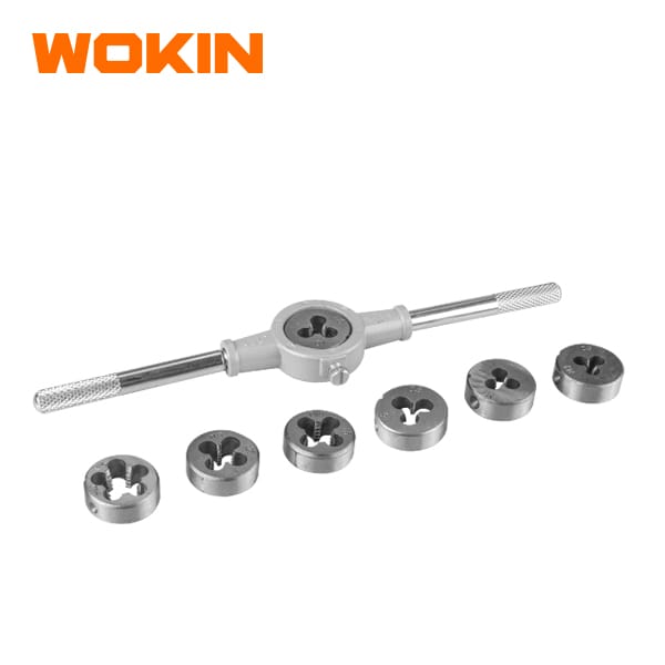 Wokin 8PCS METRIČKI SET ZA REZANJE - M3x0.5,M4x0.7, M5x0.8,M6x1.0,M8x1.25, M10x1.5,M12x1.75mm
