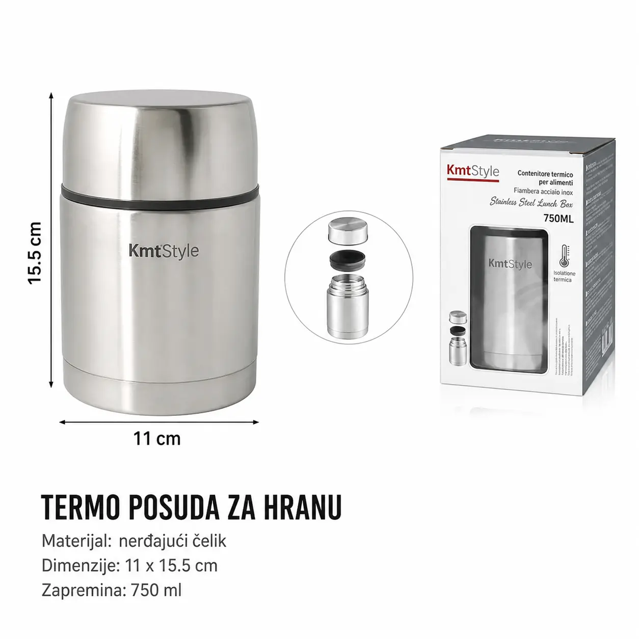 KMT Termo kutija, 750ml
