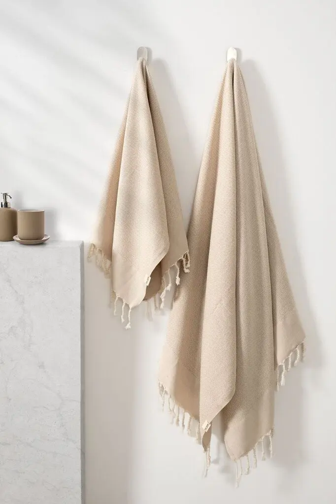 L'essentiel Maison Set peškira, 2 komada, Bež