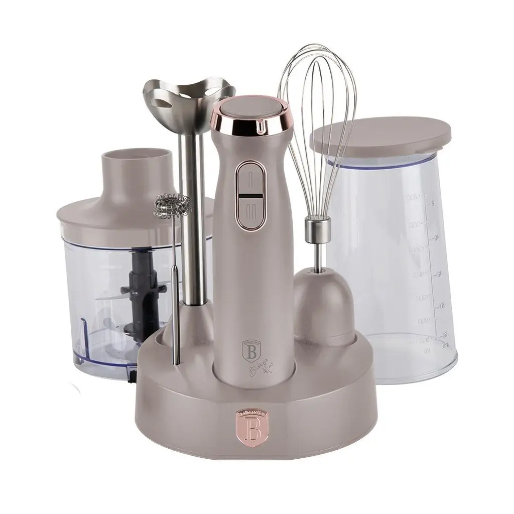 Berlinger Haus Ručni blender Taupe Collection BH-9562, 800W, 6u1, Smeđi
