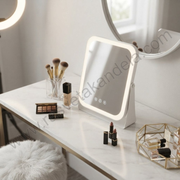 Ogledalo za šminkanje sa LED svetlom 10W 20x25cm 3CCT dimabilno