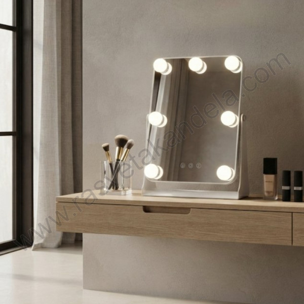 Ogledalo za šminkanje sa LED svetlom 10W 25x30cm 3CCT dimabilno