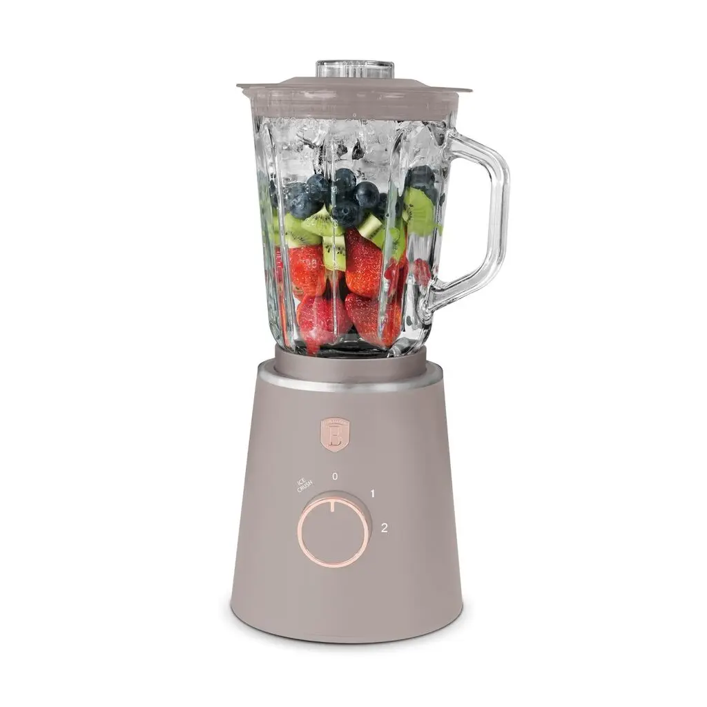 Berlinger Haus Blender sa staklenim bokalom Taupe Collection BH-9819, 1000W, 1,5L, Smeđi